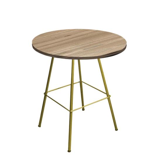 Mesa de Centro Industrial Juan Eiffel Escritório Sala Ferro Dourado ...