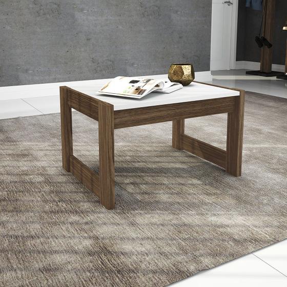 Mesa de Centro para Sala Retangular Moderna para Decoração - Tecno ...