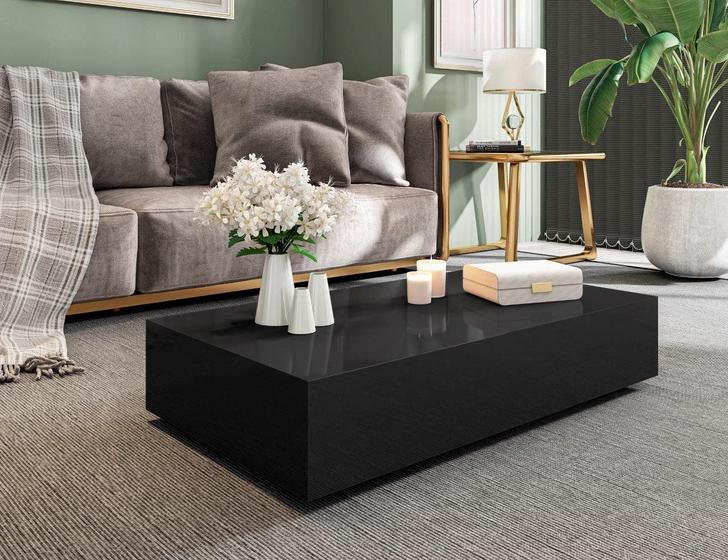 Mesa de Centro Retangular Expresso 110 cm - - Casa Huma - Centro de Mesa - Magazine Luiza