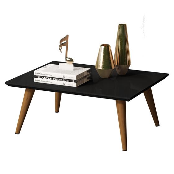 Mesa De Centro Retangular Sala Mdf Pé Palito Decorativa - Dwr Moveis - Mesa de Centro - Magazine ...