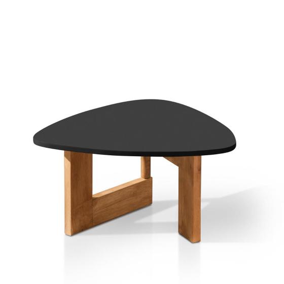 Mesa de Centro Triangular Sala Copa Pés em Madeira maciça - ROFEMAR ...