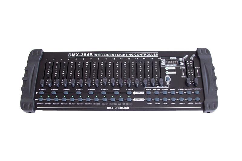 Mesa De Iluminação DMX 384B Bivolt - AZULLIGHT - Controladora DJ ...