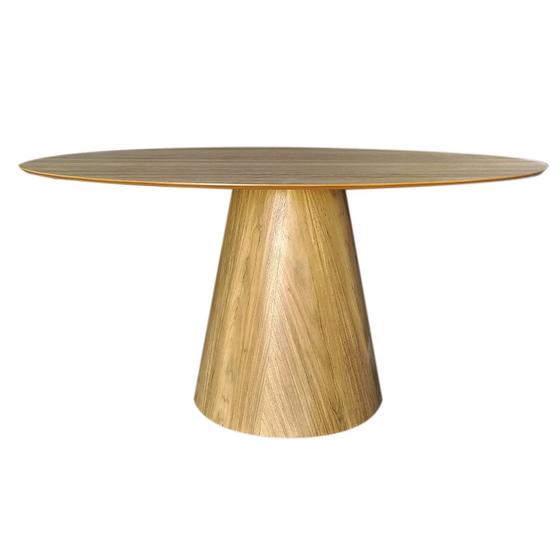 Mesa De Jantar Cone Oval 140x90 - Madeira Feijó 4 a 6 Lugares - L7 ...
