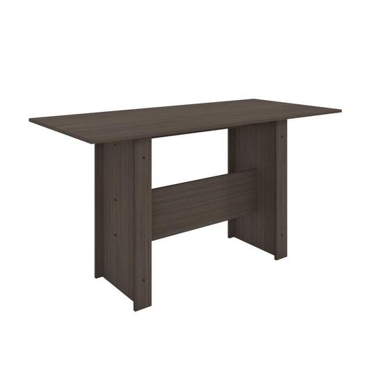 Mesa de Jantar Retangular Milano 6 Lugares Pequena Para Cozinha Sala de ...