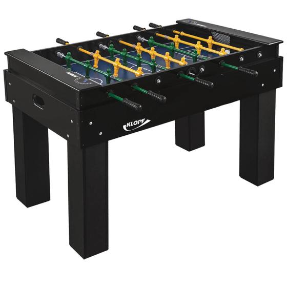 Mesa de Pebolim Elite Bonecos de Alumínio c/Bolas Klopf 1080 - Pebolim ...