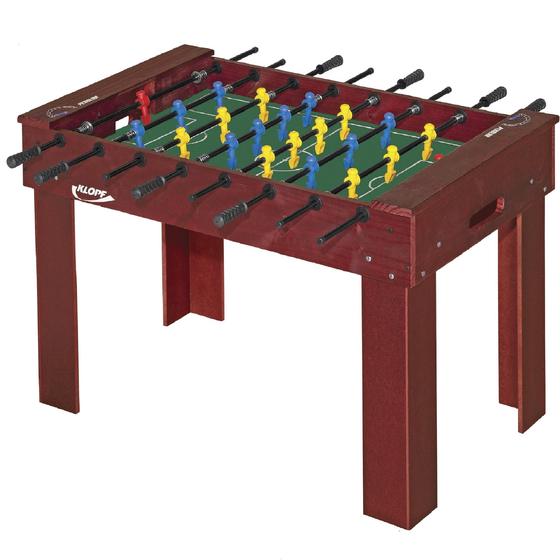 Mesa De Pebolim Varões Passantes Cerejeira Klopf Cód 1072 - Pebolim ...