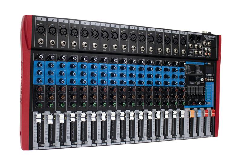 Mesa de Som 16 Canais Soundvoice MS162 EUX - Mesa de Som / Mixer - Magazine Luiza