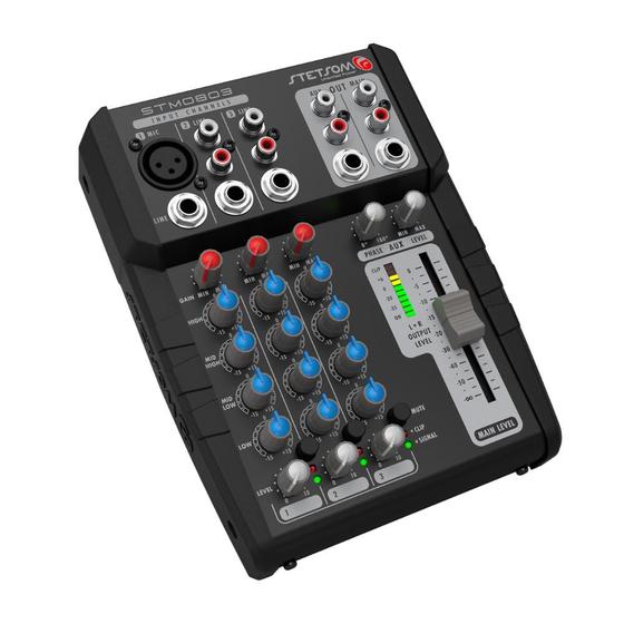 Mesa De Som Automotivo Stetsom 3 canais - Mesa de Som / Mixer ...
