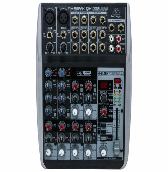 Mesa De Som Behringer Xenyx Qx 1002usb 220 V c/nf garantia - Mesa de Som / Mixer - Magazine Luiza