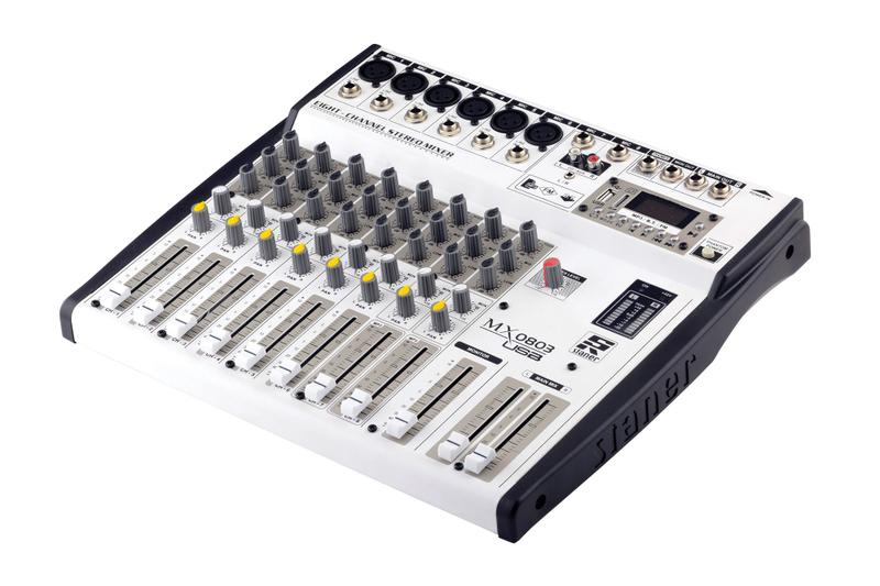 Mesa de som staner 8 canais mx-08.03 usb - Mesa de Som / Mixer ...