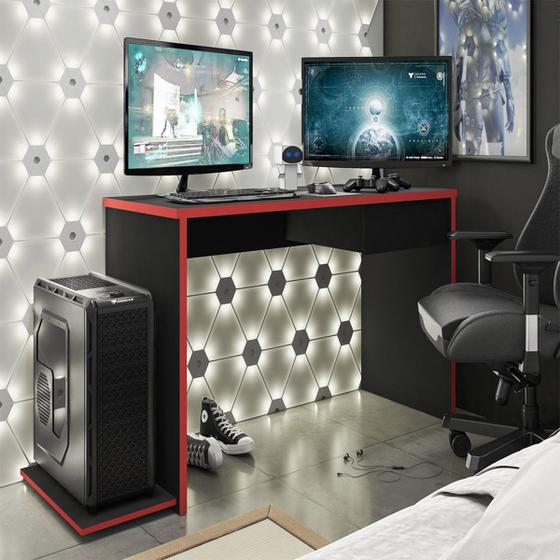 Mesa Desk Game DRX 8000 Móveis Leão - Outros Móveis - Magazine Luiza
