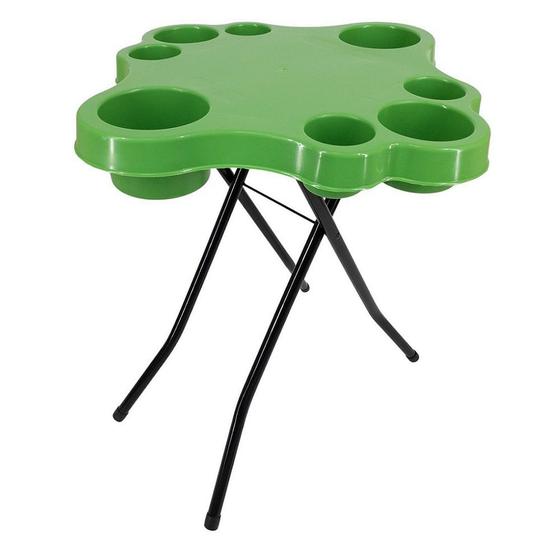 Mesa Dobravel em Tubo de Aço Reforçada para Petiscos com Tampo Plastico ...