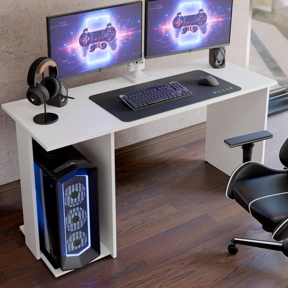 Mesa Escrivaninha Gamer Valorant Estilo Moderno Com Espaço Para ...