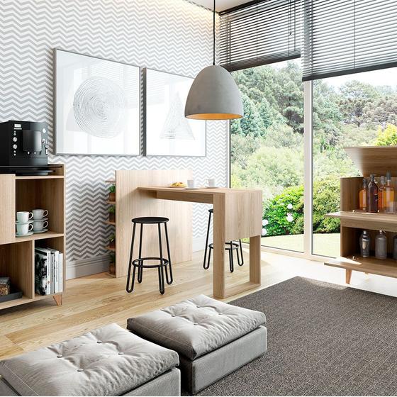 Mesa Escrivaninha Multiuso Smart Com Estante Be Mobiliário ...