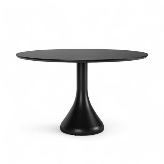 Mesa Jantar Maribela Redonda Cor Preto 140cm - 76770 - Sun House - Mesa ...
