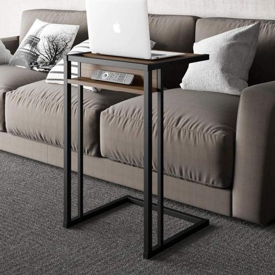 Mesa Lateral Carraro para Notebook Legno Industrial - 1347 - Mesa de ...