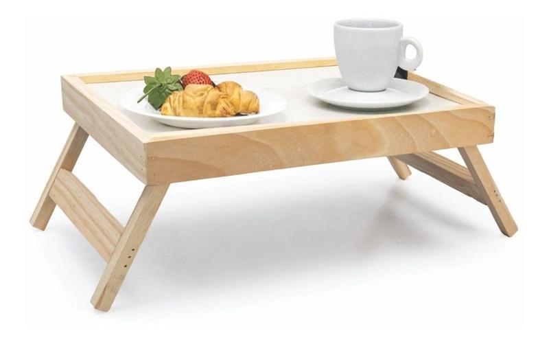 Mesa Para Cafe Da Manha Em Madeira Clara Pinus 24 X 38 Cm - MadLar ...