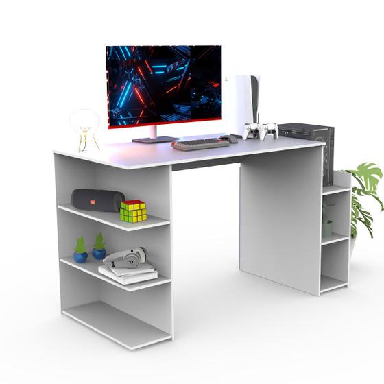 Mesa para Computador Gamer Escrivaninha Premium Varias Cores - Mobília ...