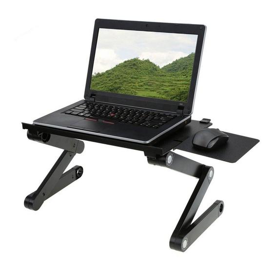 Mesa Portátil Articulada Dobrável para Notebook e Mouse Suporte Estável ...