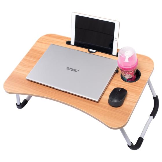 Mesa Portatil Dobravel P Notebook Cama Home Office Refeicao d