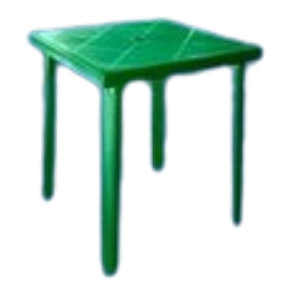 Mesa Quadrada Desmontável Plástica 80x80cm Polyplast Multiuso Área Lazer Pés Desmontáveis ...