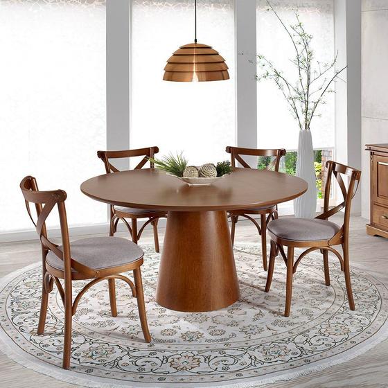 Mesa Redonda 1,16 Base Cônica Fróg - M53010 - Linz - Outros Móveis ...