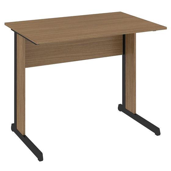 Mesa Retangular com Pés Metálicos para Escritório 1,35 cm Web Office ...