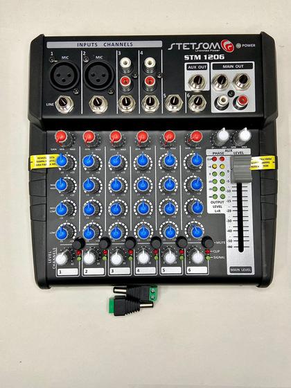 Mesa Som Automotivo Stetsom Stm 1206 Microfone Equalizador - Mesa de ...