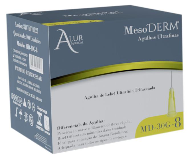 Mesoderm: Agulha de Lebel (30g 4mm) Caixa com 100 unidades - ALUR ...