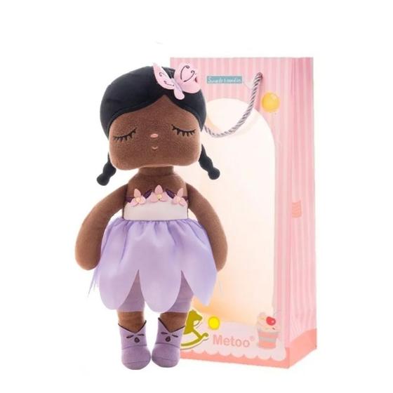 Metoo - angela fada - borboleta roxa com sacola - Metoo Dolls - Bonecas - Magazine Luiza