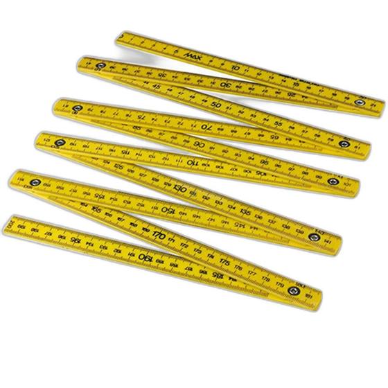 Metro Eco Plastico Simples Am - Kit C/10 PECA(S) - Escala Métrica ...