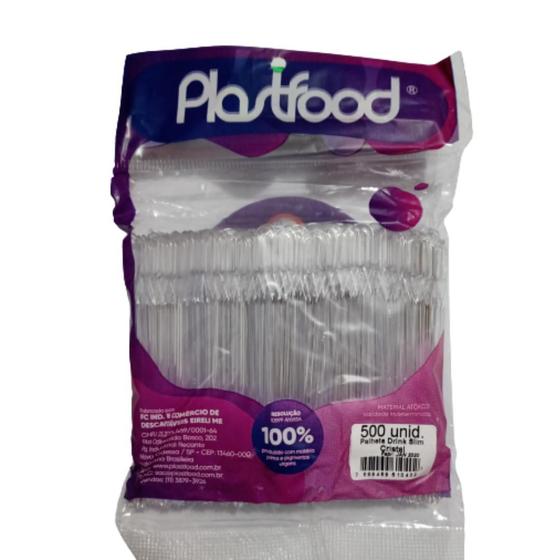 Mexedor Misturador Para Cafe Plástico 11 cm PlastFood - 500 UNIDADES - Mexedores de Drink ...