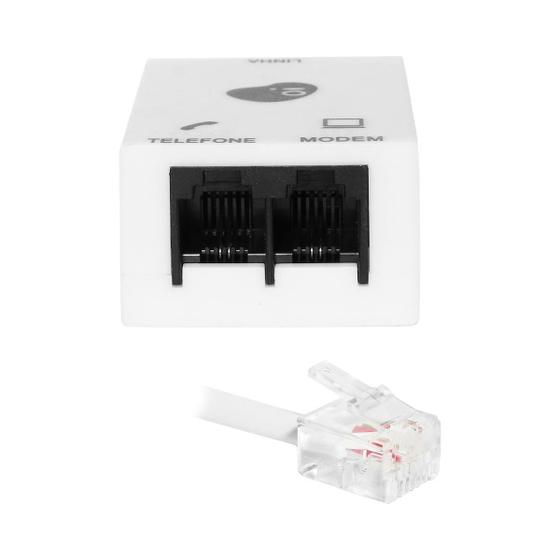 Micro Filtro Adsl Duplo Para Modem E Telefone - Js Technology - Filtro ...