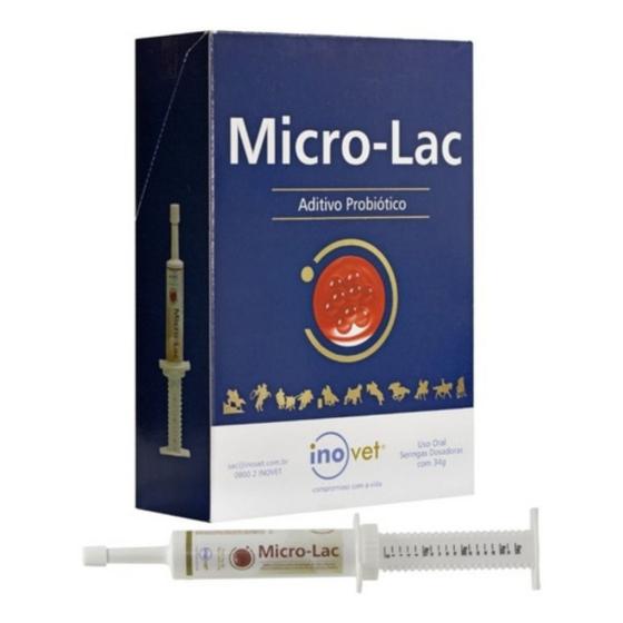 Micro-lac 34g inovet - Prebióticos e Probióticos para Pet - Magazine Luiza