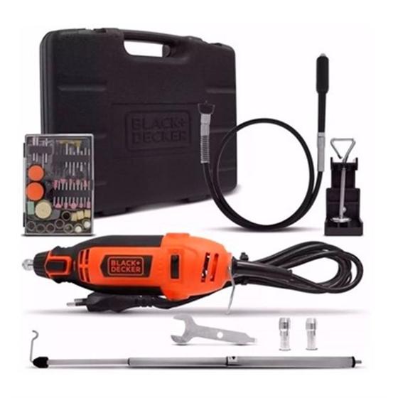 Micro Retífica C/ 113 Pçs Rt18ka Black + Decker 110v - Black+Decker ...