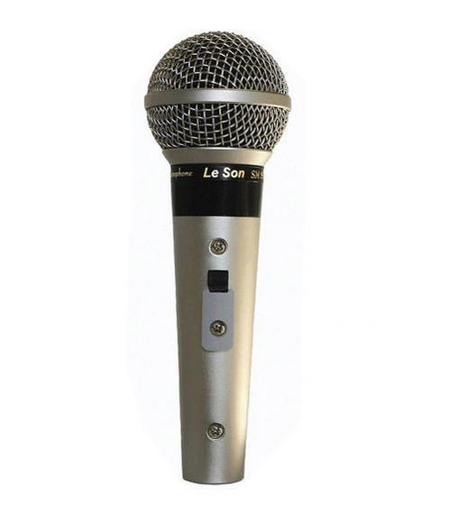 Microfone com Fio Leson SM58 P4 - Microfone Dinâmico - Magazine Luiza