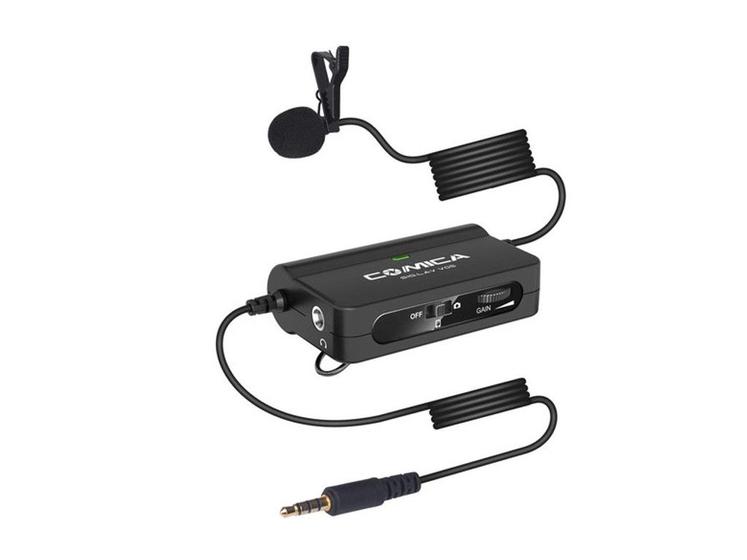 Microfone comica lapela sig lav v05 omnidirecional com interface p ...