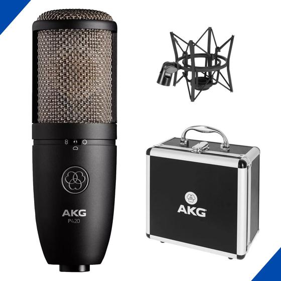 Microfone Condensador Akg Perception P420 Estudio 3 Padrões - Microfone ...