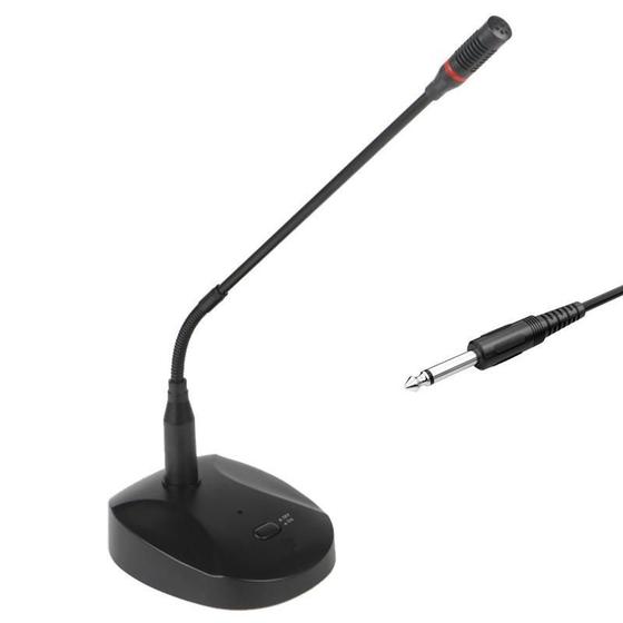 Microfone De Mesa Gooseneck,Led,Xlrxp10,Púlpito,Entrevista - Aj Som ...