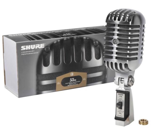 Microfone dinamico shure 55 sh ii - Microfone Dinâmico - Magazine Luiza