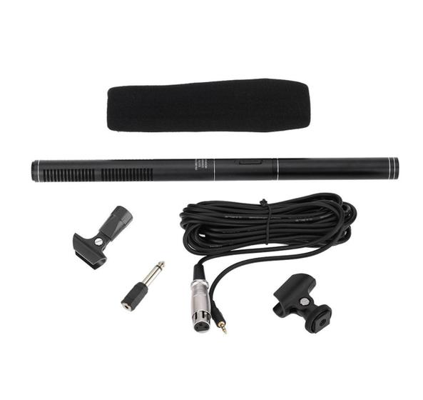 Microfone Direcional Shotgun Câmera Dslr Canon, Boom Pole - Aj Som ...