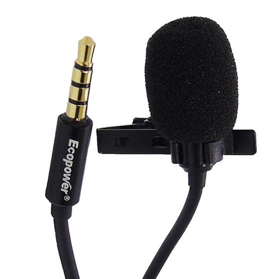 Microfone Ecopower EP-M100 3.5 MM - Preto - Microfone Dinâmico ...