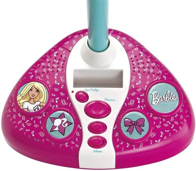 Microfone Fabuloso Barbie Com Função Mp3 Player Fun - MARCA NODIS ...