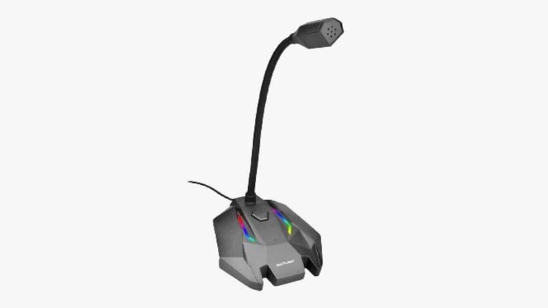 Microfone Gamer USB Com LED - Multilaser - Microfone Gamer - Magazine Luiza