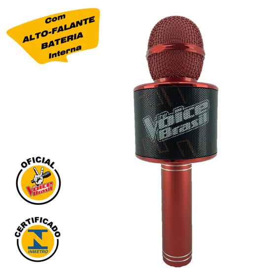 Microfone karaokê- the voice brasil oficial - CKS - Microfone Karaokê ...