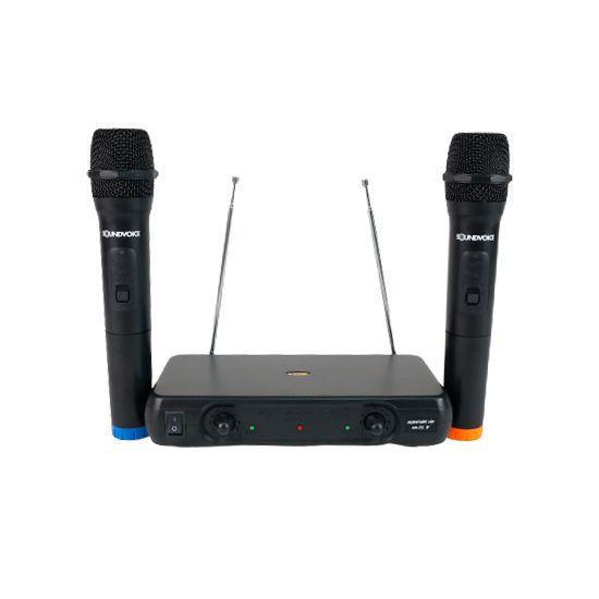 Microfone sem fio duplo vhf digital soundvoice mm-150sf - Microfone ...