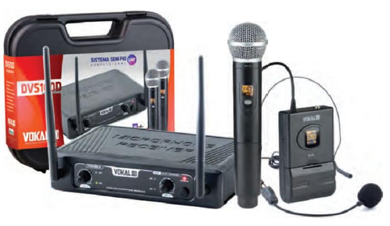 MICROFONE sem fio VOKAL DVS-100 DMH Labial Mão - Microfone Dinâmico ...