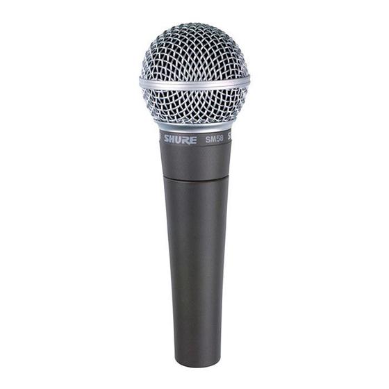 Microfone Shure Profissional Para Voz Sm58 Lc - Microfone Dinâmico - Magazine Luiza
