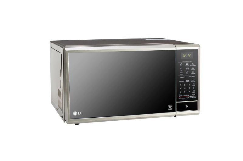 Microondas LG 30 Litros Prata Porta Espelhada MS3095LR - Micro-ondas - Magazine Luiza
