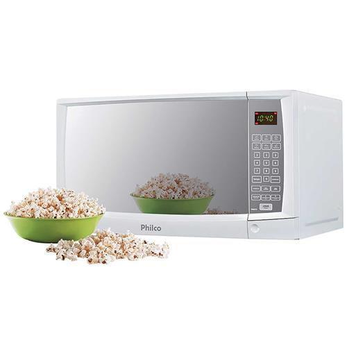 Microondas Philco 20 Litros Branco com Porta Espelhada, 220V - PME22 ...